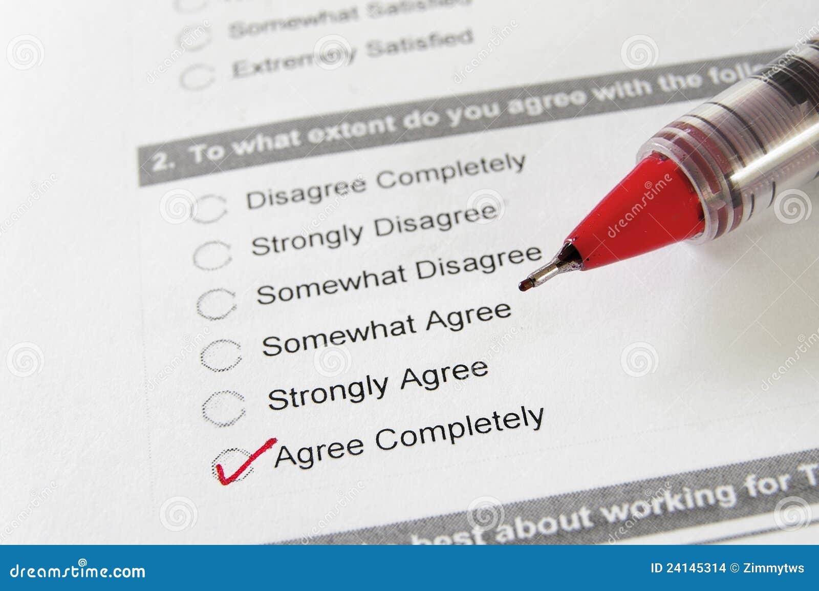 Agree Completely stock photo. Image of form, document - 24145314