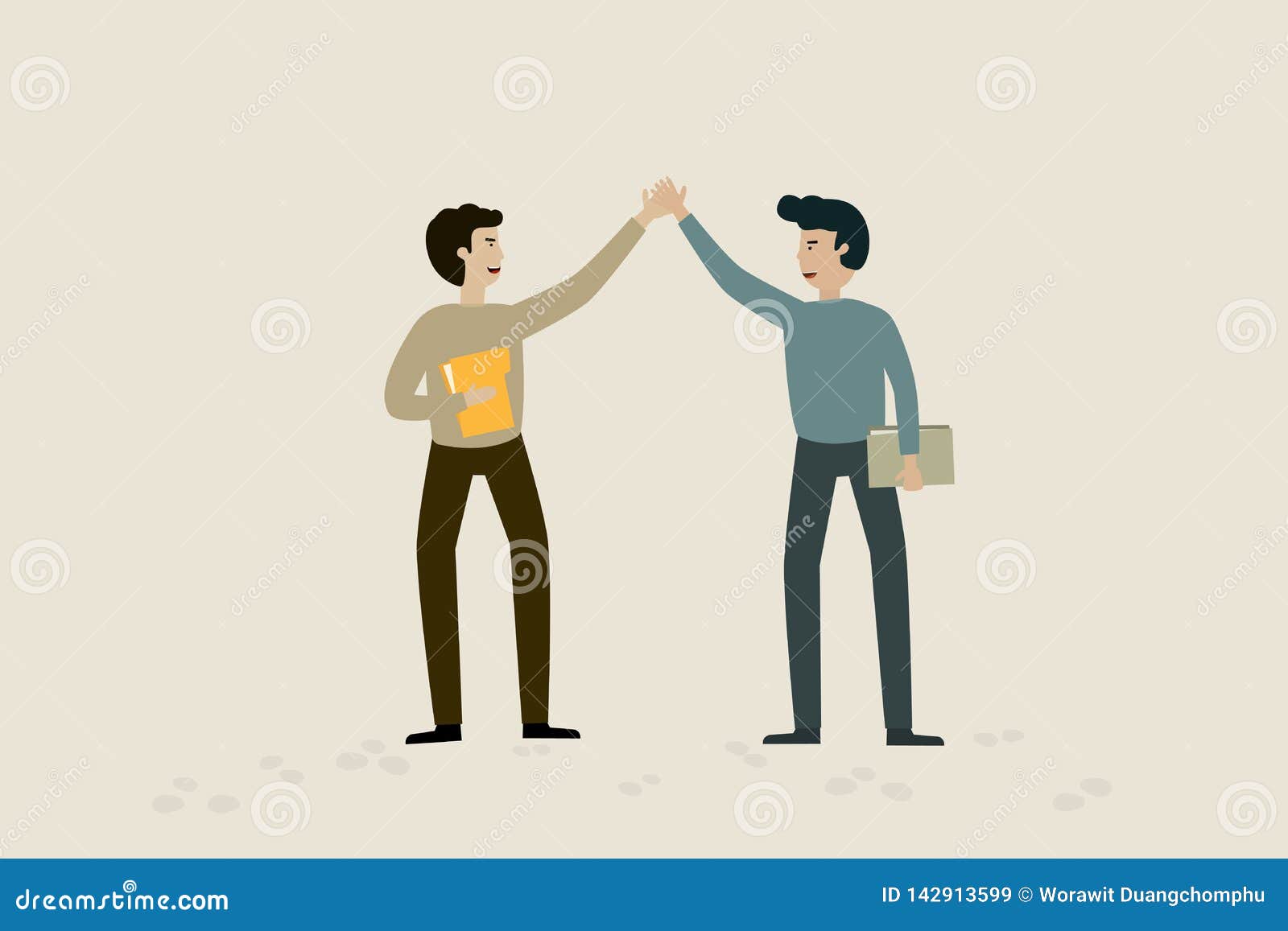 Agree To Contract with Businessman Stock Vector - Illustration of ...