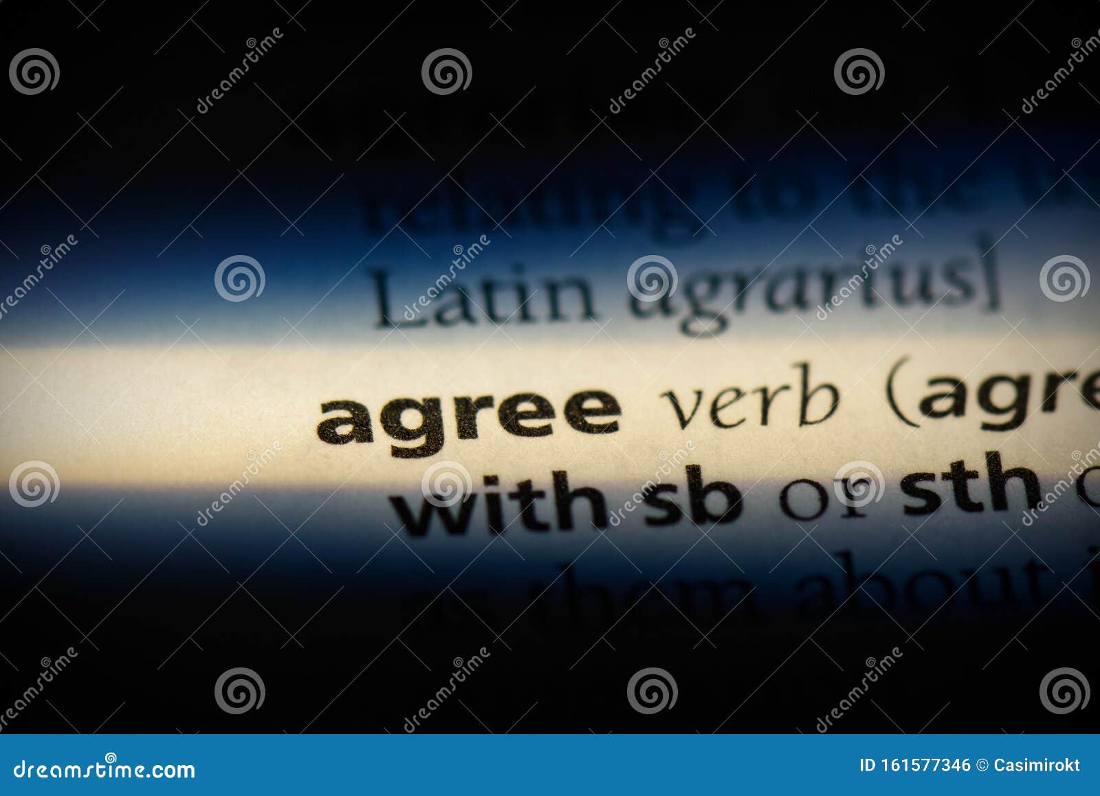 Agree stock photo. Image of macro, linguistic, idea - 161577346