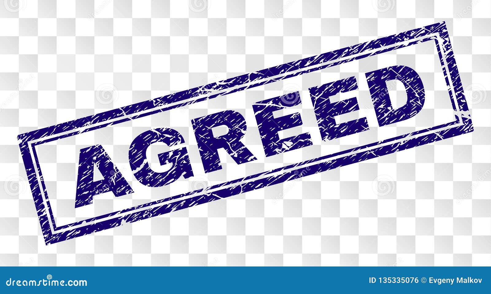 Scratched AGREED Rectangle Stamp Stock Vector - Illustration of text ...