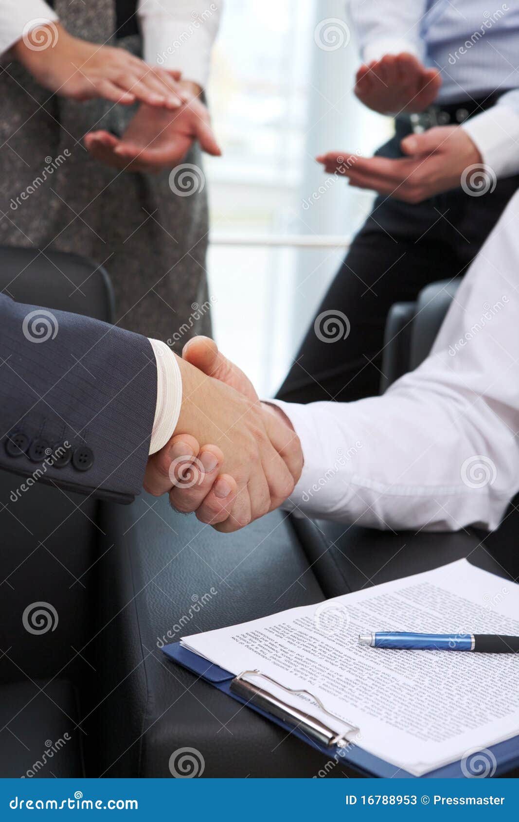 Agreement stock image. Image of cooperation, applauding - 16788953