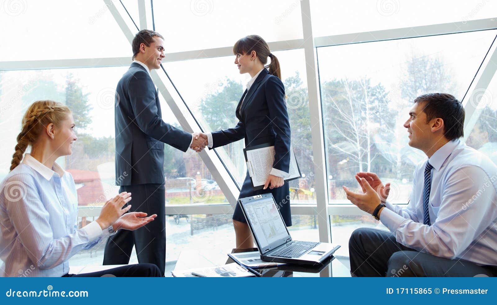 Agreement stock image. Image of employee, agreement, people - 17115865