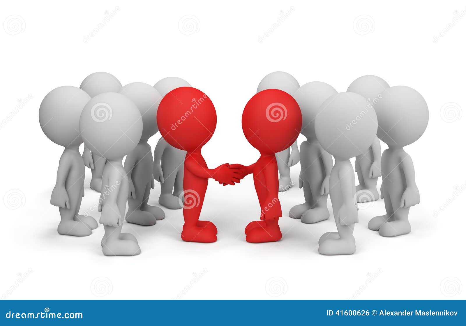 Agreement On Cooperation Stock Illustration - Image: 41600626