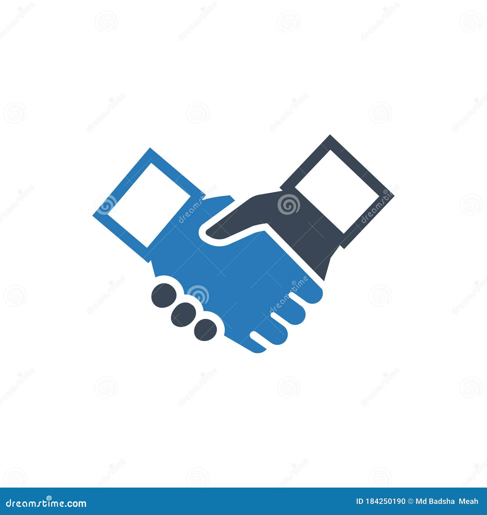 Agreement icon stock vector. Illustration of partnership - 184250190