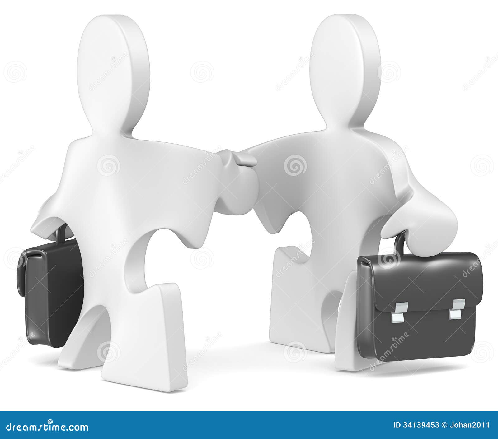 Two Business People Greet 2 Stock Illustrations – 2 Two Business People ...