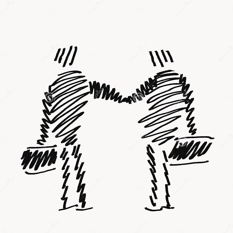 Agreement sketch stock illustration. Illustration of agreement - 2797705