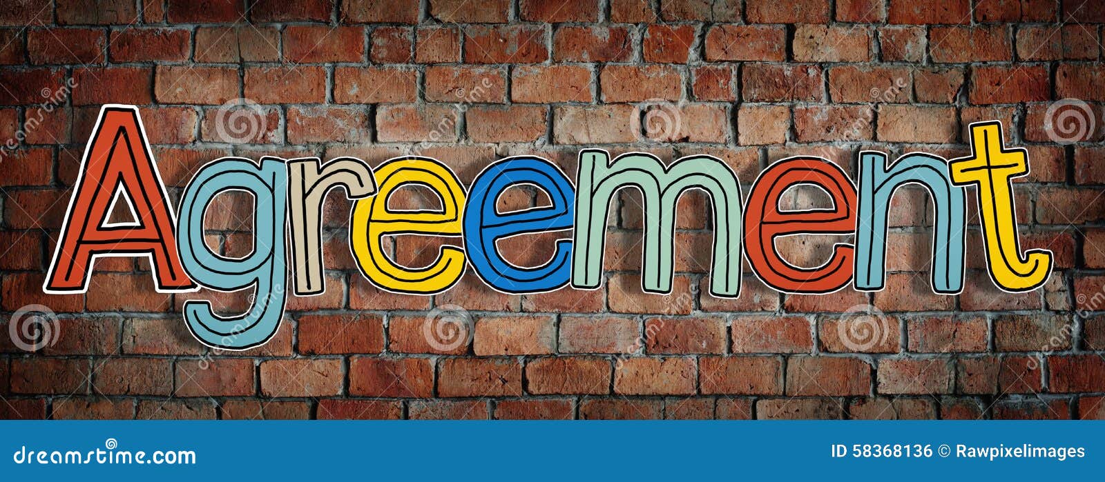 Agreement Word Brick Wall Background Stock Photos - Free & Royalty-Free ...