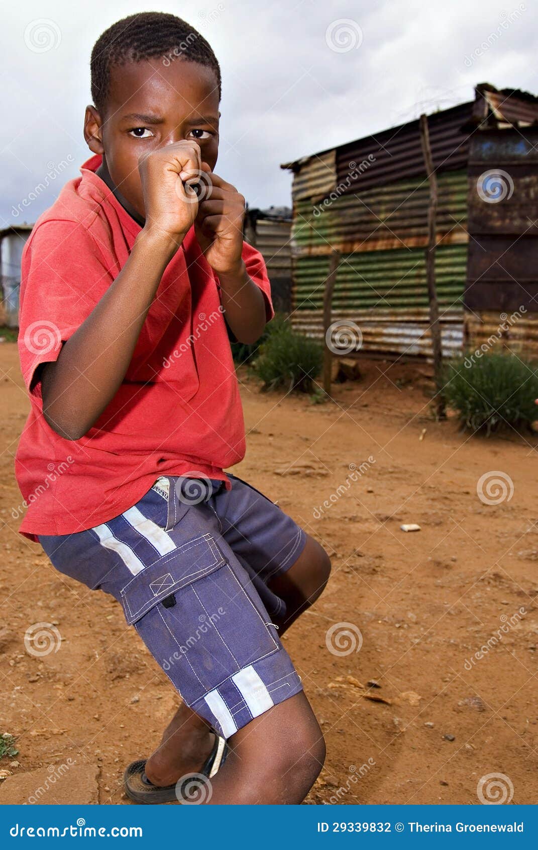 Agressive african boy editorial photography. Image of fists - 29339832