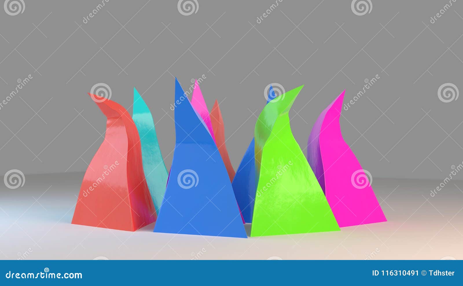 Agressive Group Defense from Outside 3d Illustration Stock Illustration ...