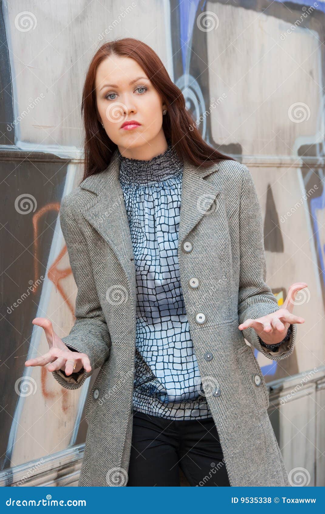 Agressive woman stock photo. Image of girl, female, depression - 9535338