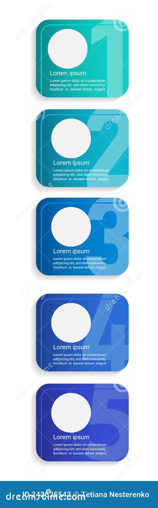 Instructional Presentation Blank Brochure Layout Design. Students ...