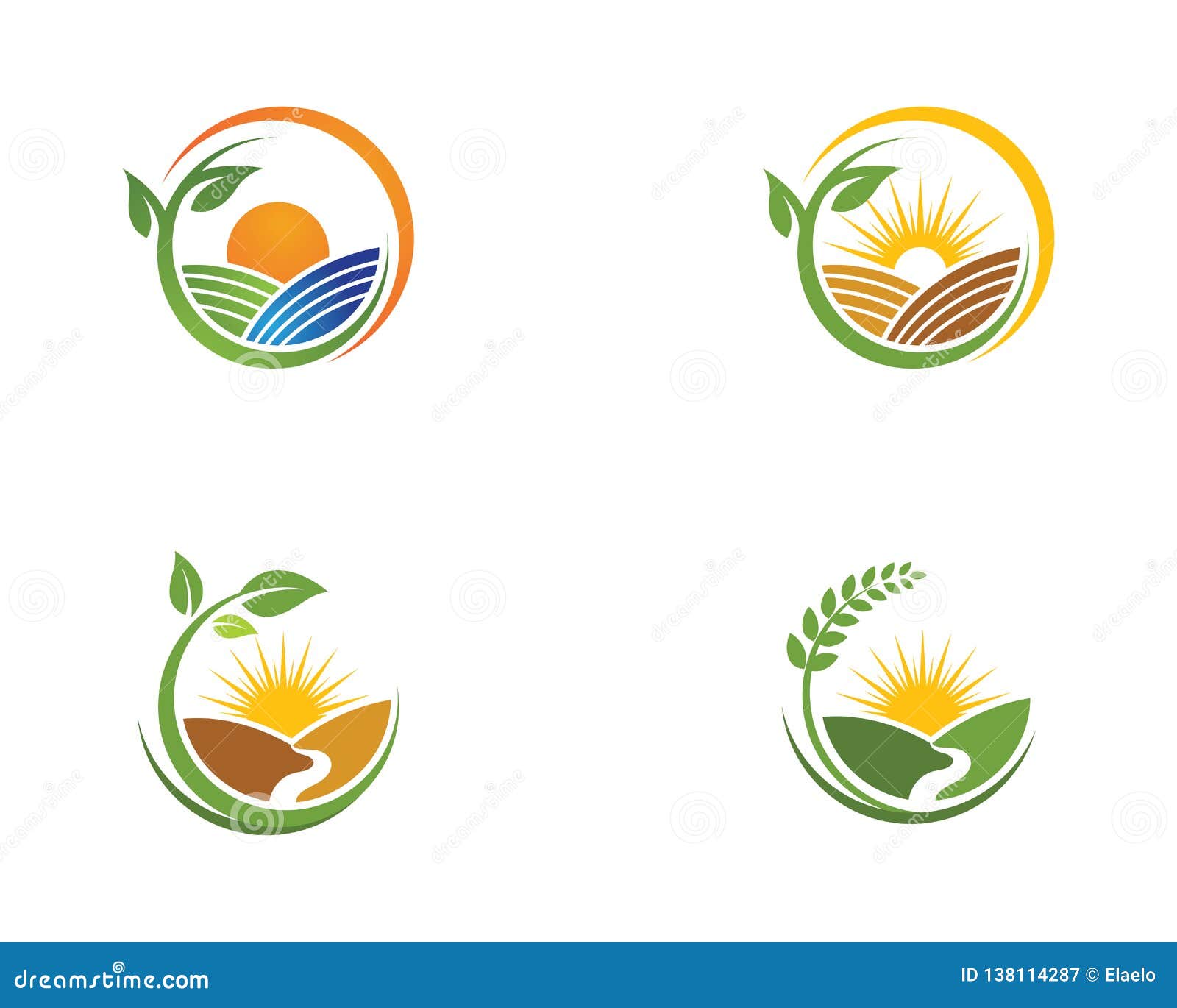 Agricultura Del Vector De La Granja Ilustración del Vector ...