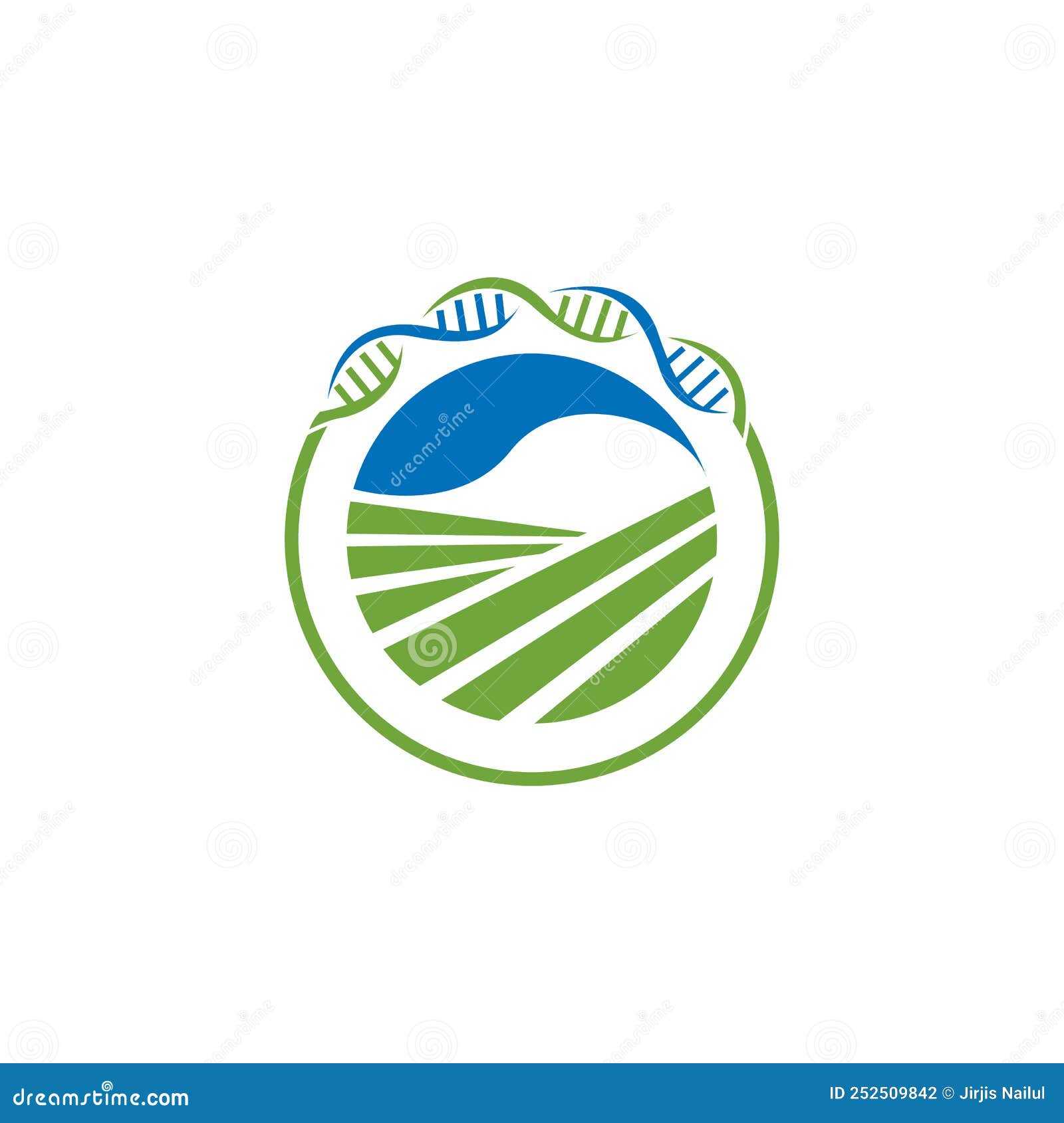 Agricultural Biotechnology Logo Design Template Stock Vector ...