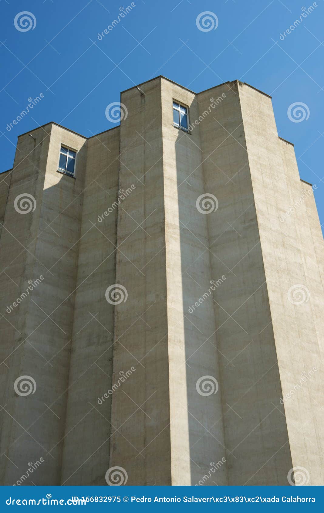 Agricultural building view stock image. Image of grain - 166832975