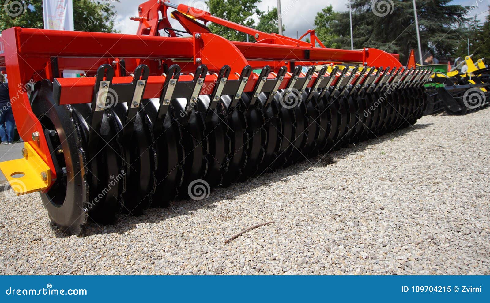 Agricultural Cultivator for the Processing of Land. Harrow, Agronomy ...