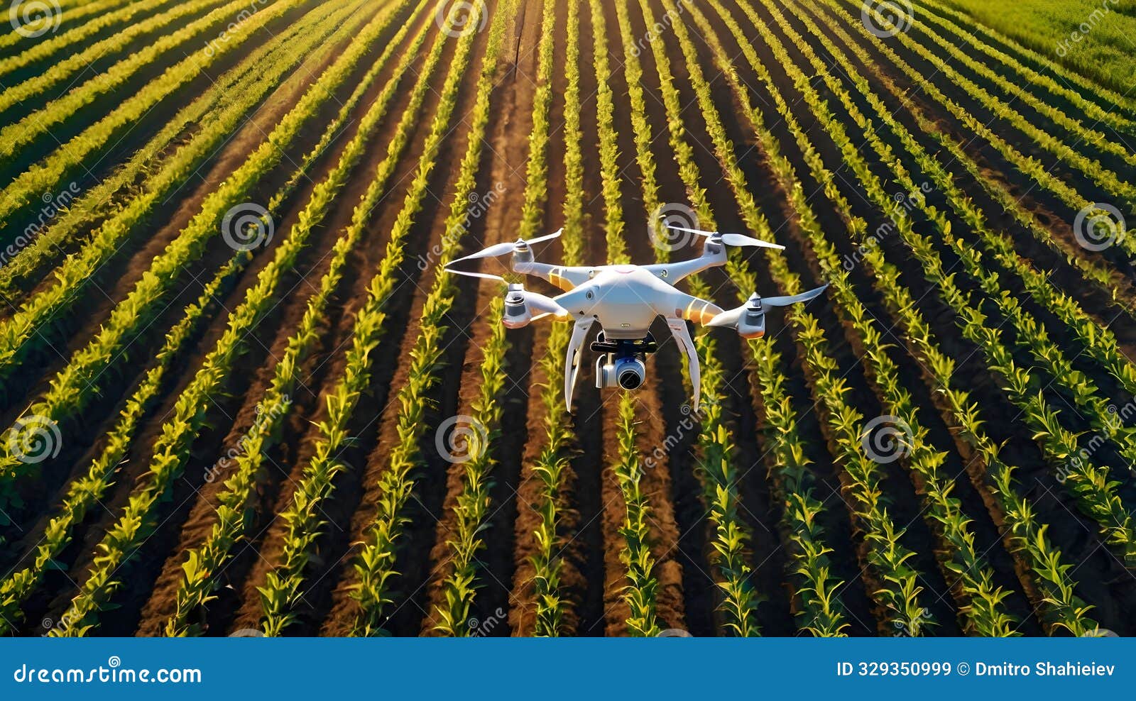 Agricultural Drones For Real-Time Monitoring Of Farm Plants Stock Image ...