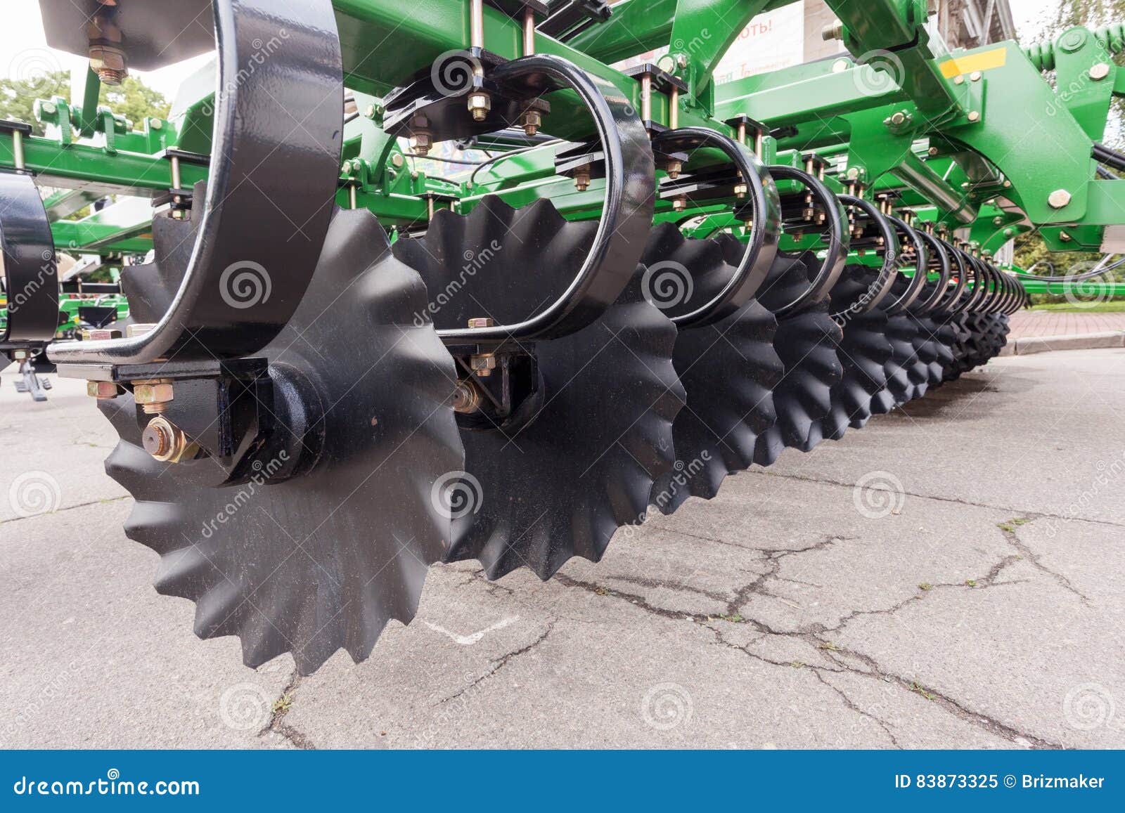 Agricultural Equipment for Fields. Plow Close Up Stock Image - Image of ...