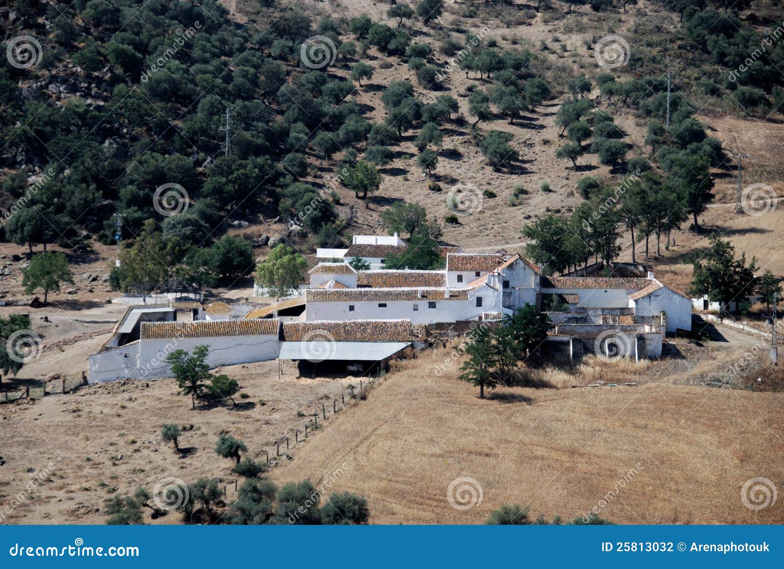 Agricultural Farm, Andalusia, Spain. Stock Photo - Image of attractions ...