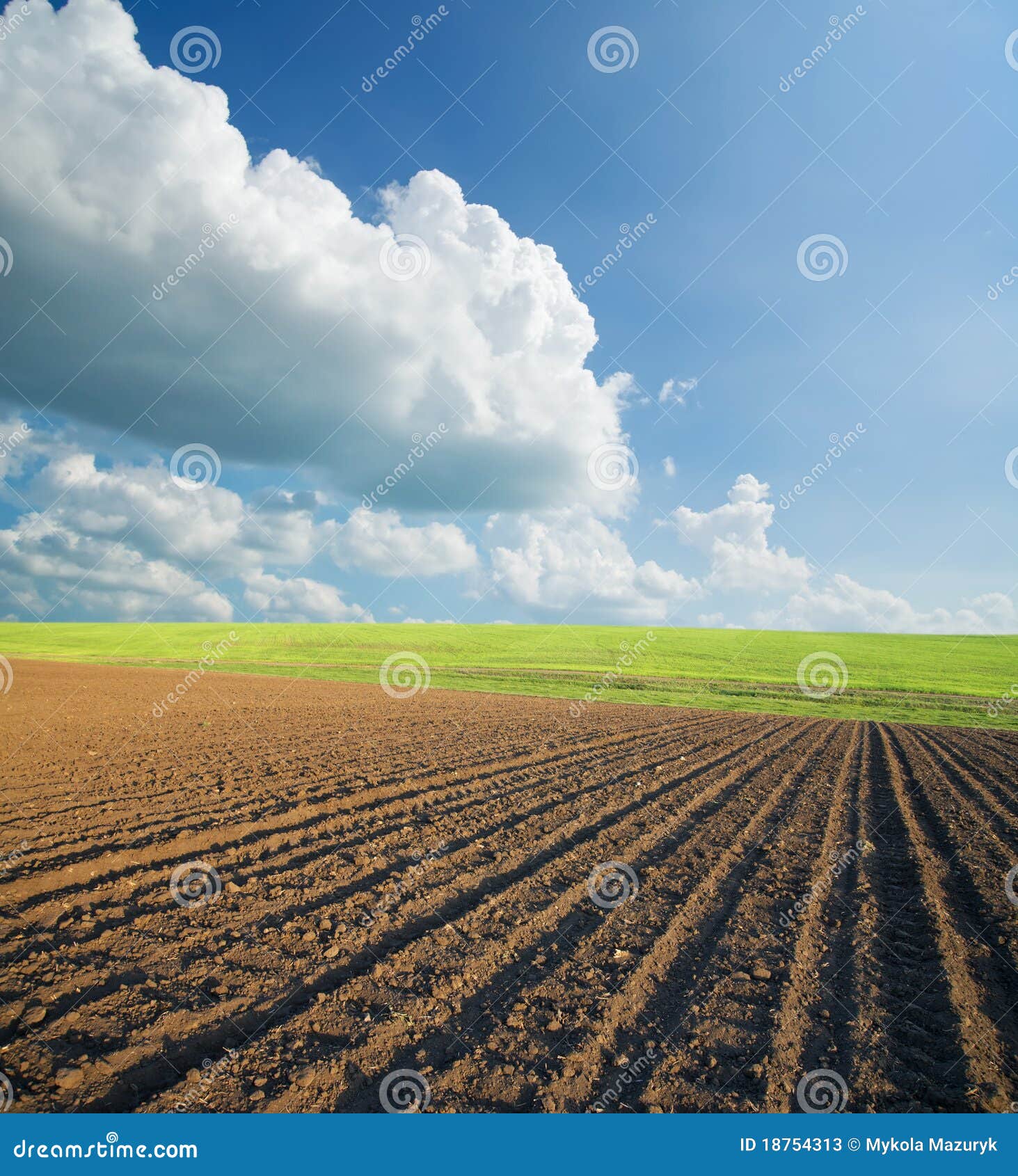 Agricultural fields stock image. Image of earth, outside - 18754313