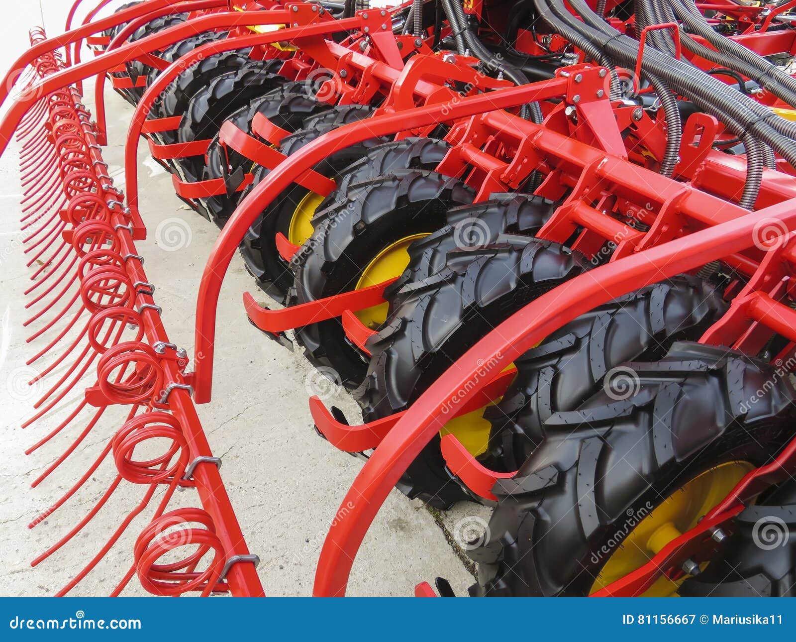 Agricultural Harrow Machine Stock Image - Image of capacity ...
