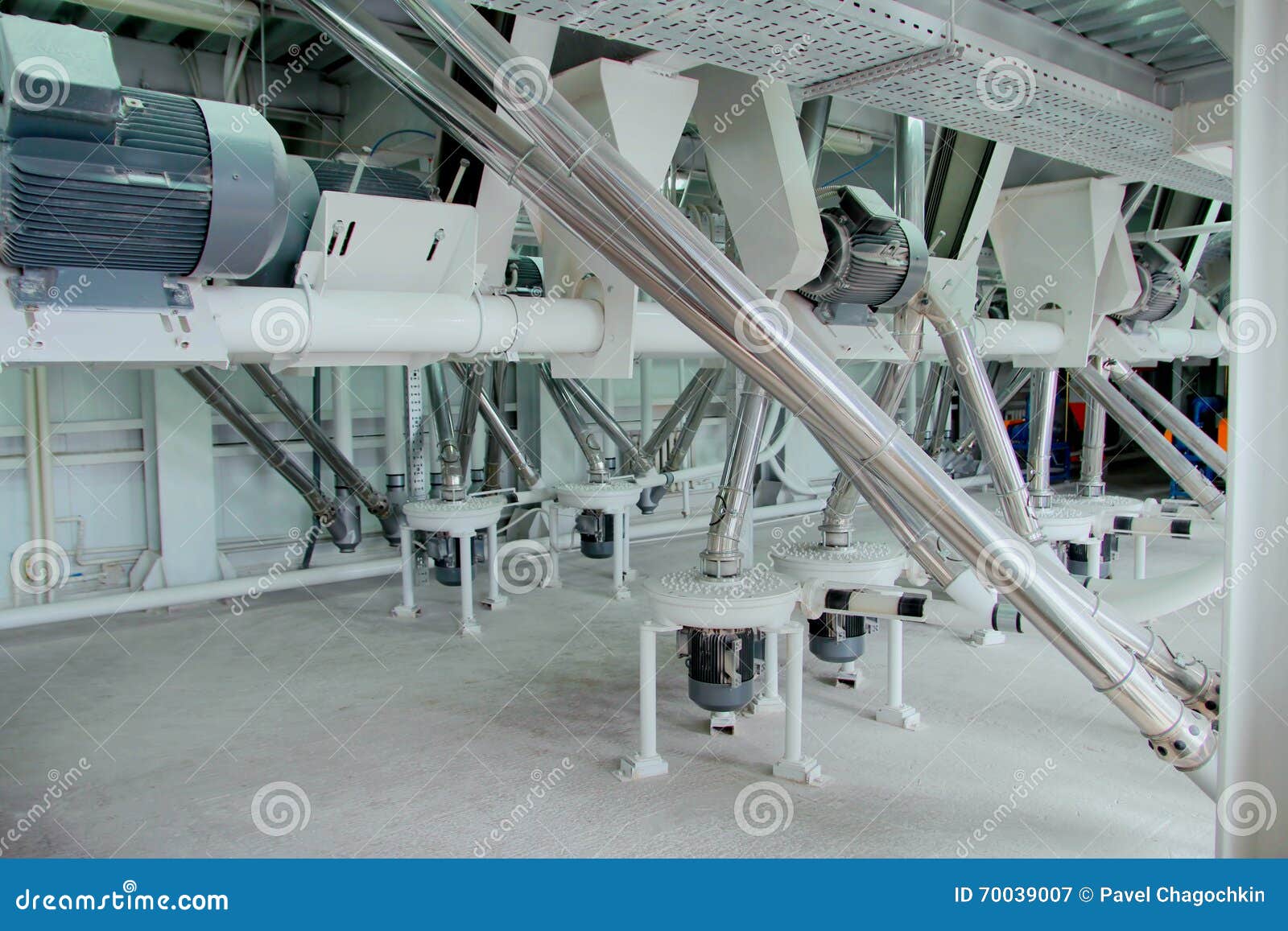 Agricultural Industrial Electrical Equipment. Grain Mill Stock Image ...