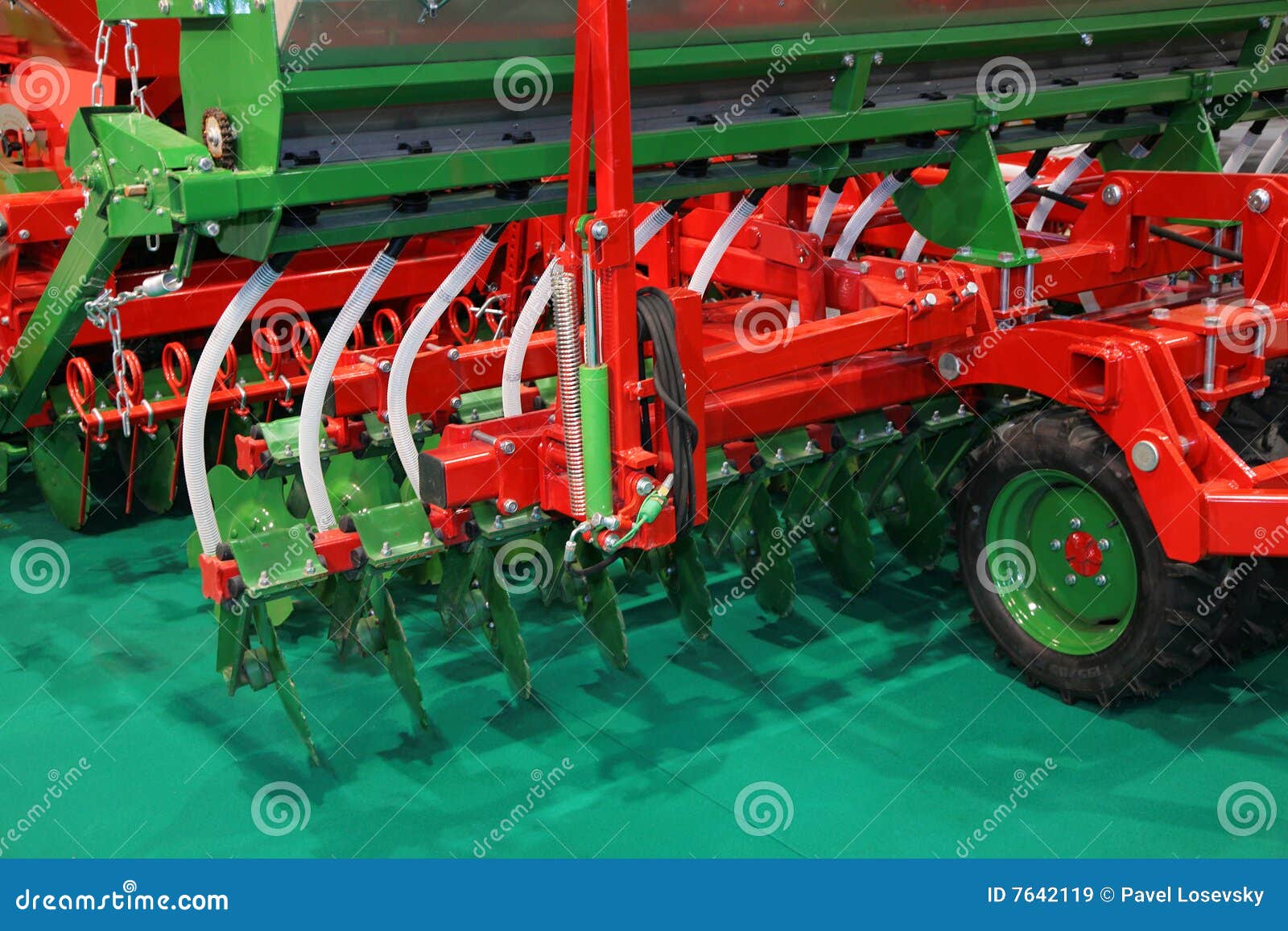 Agricultural Machinery. Disk Seeder Stock Image - Image of farm, rural ...