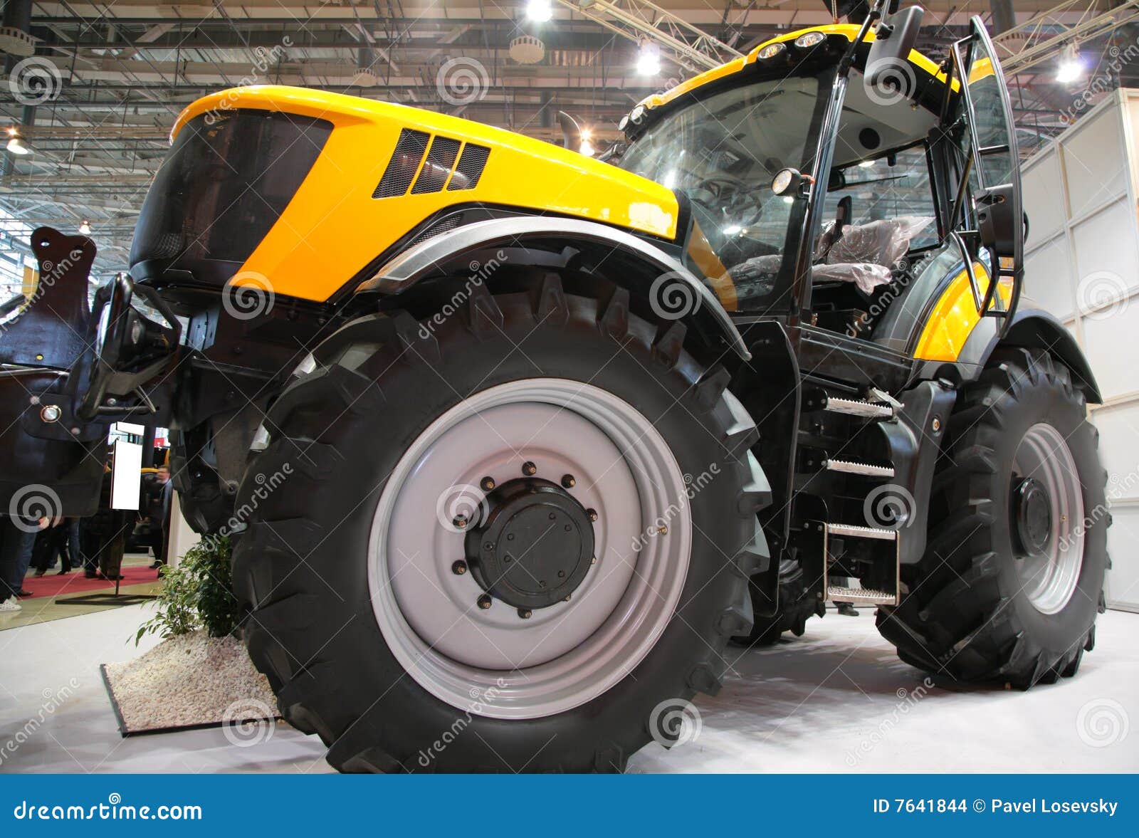 Agricultural Machinery Farm Equipment - Tractor Standing On The Field ...
