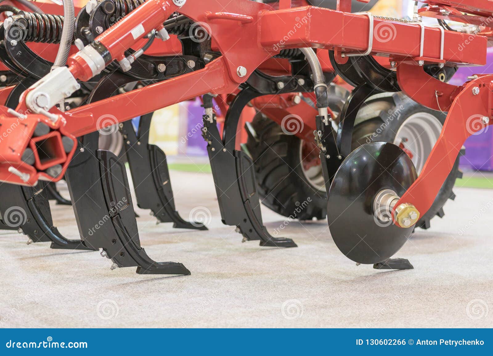 Agricultural Machinery for Soil Cultivation. Stock Photo - Image of ...