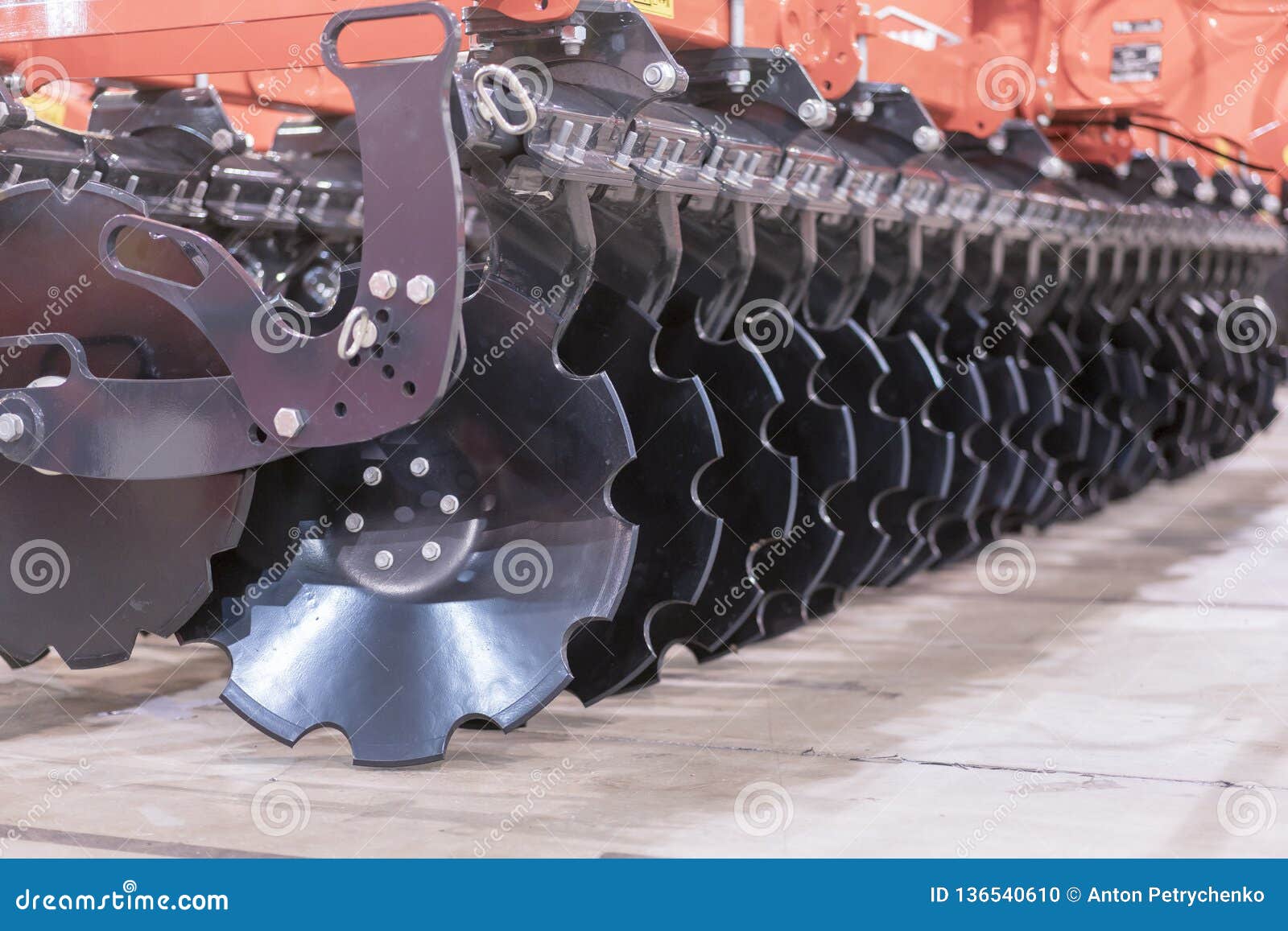 Agricultural Machinery for Soil Cultivation Stock Photo - Image of ...