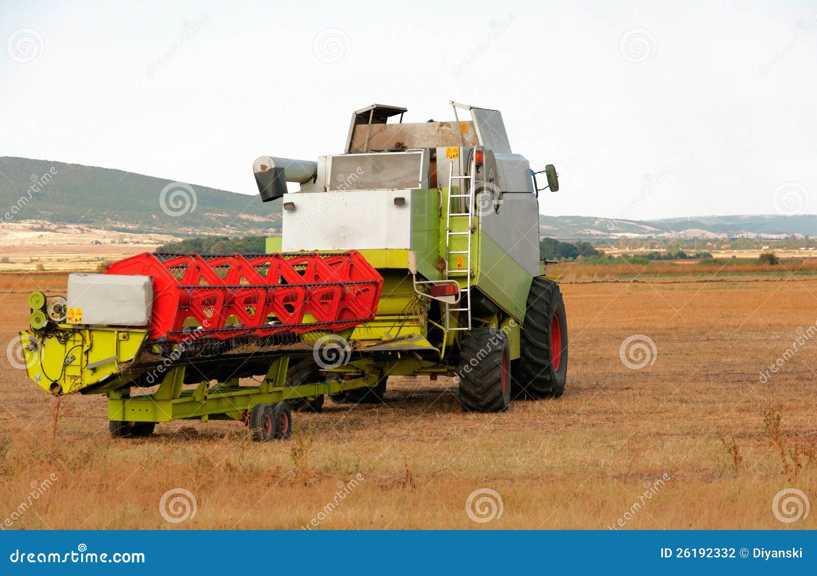Agricultural Machinery, Work in the Field. Stock Photo - Image of ...