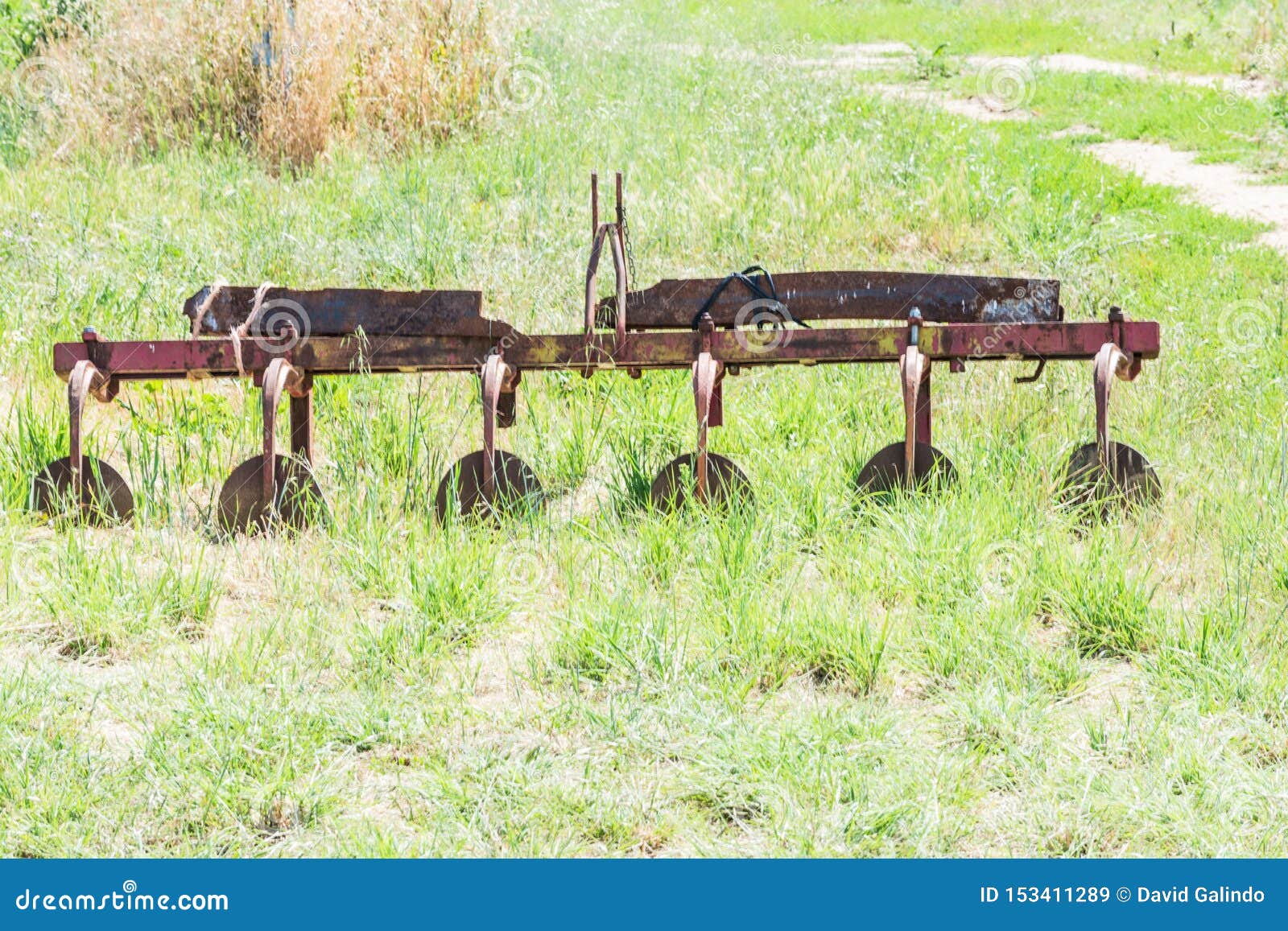 Agricultural Machines Waiting To Work Stock Image - Image of equipment ...