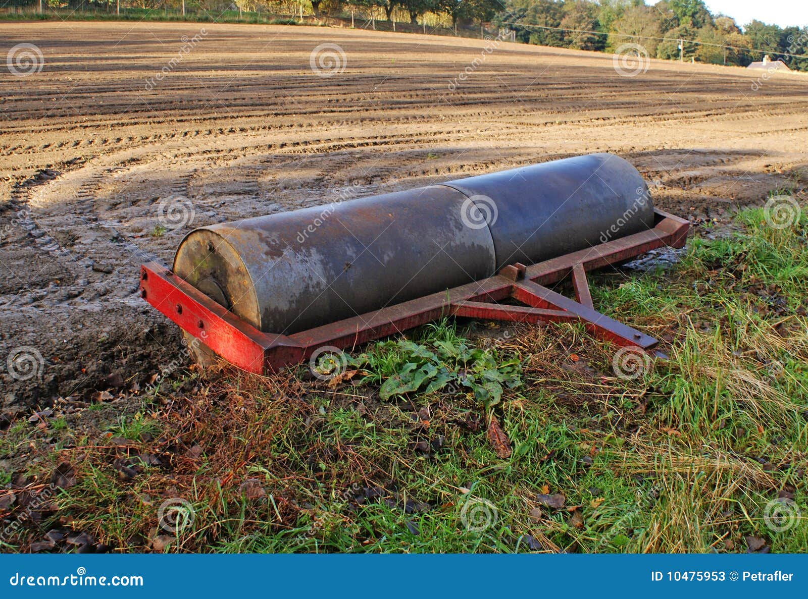 Agricultural Roller stock image. Image of machinery, agricultural ...