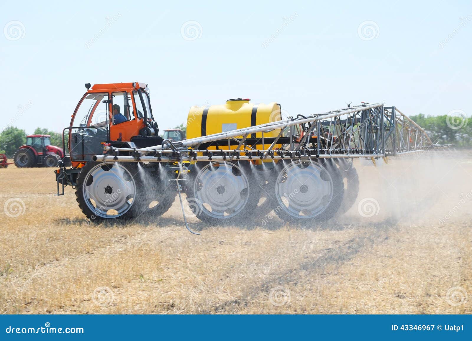 Agricultural sprayer stock image. Image of machinery - 43346967