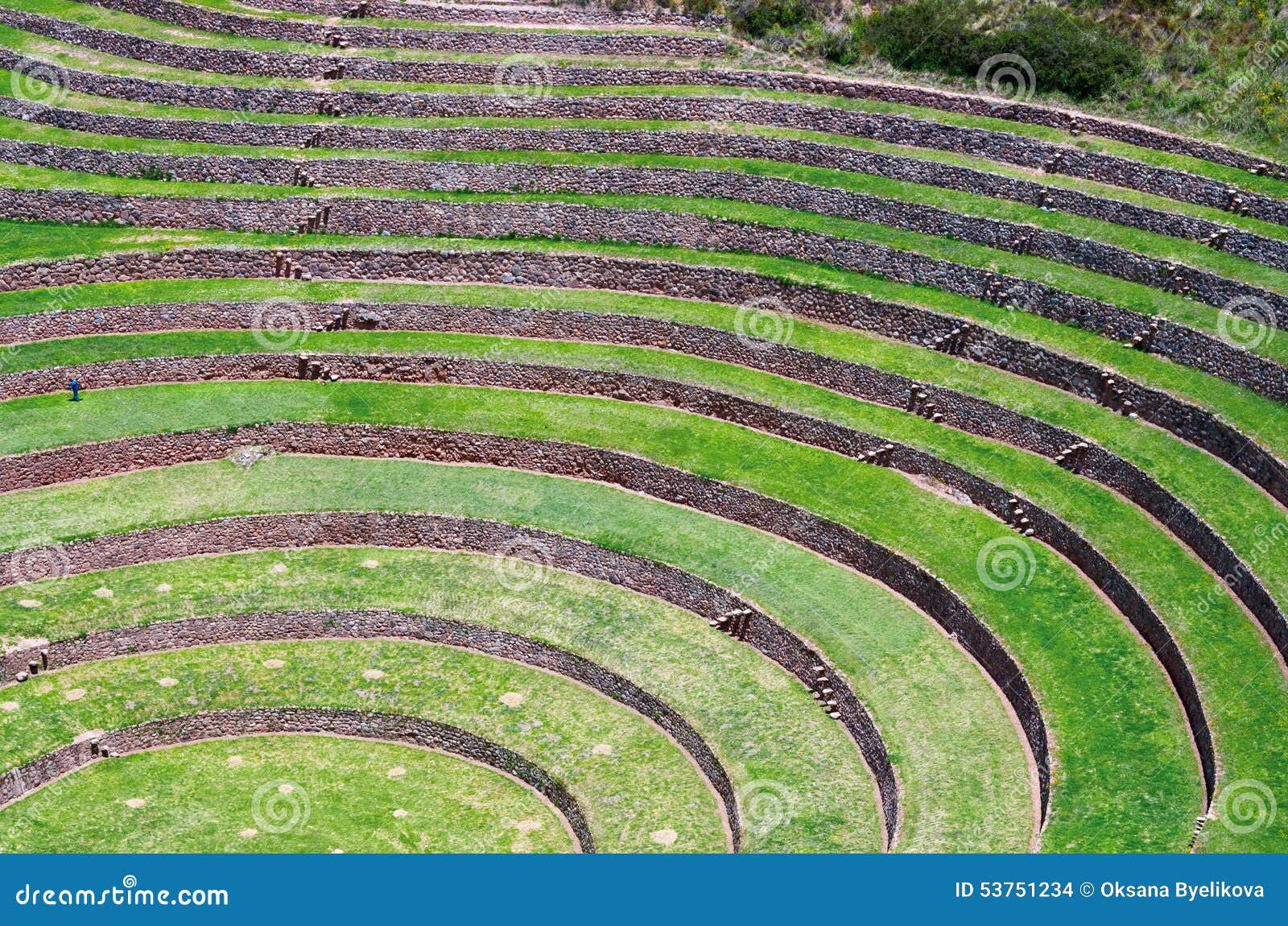Agricultural Terraces in Moray, Peru Stock Photo - Image of farmland ...