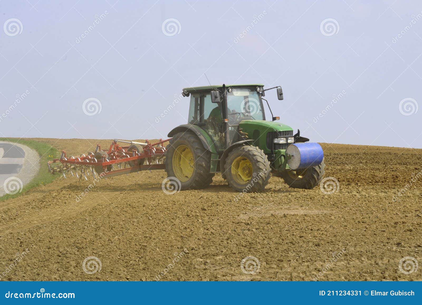 Agricultural Tillage in the Spring Editorial Photo - Image of ...