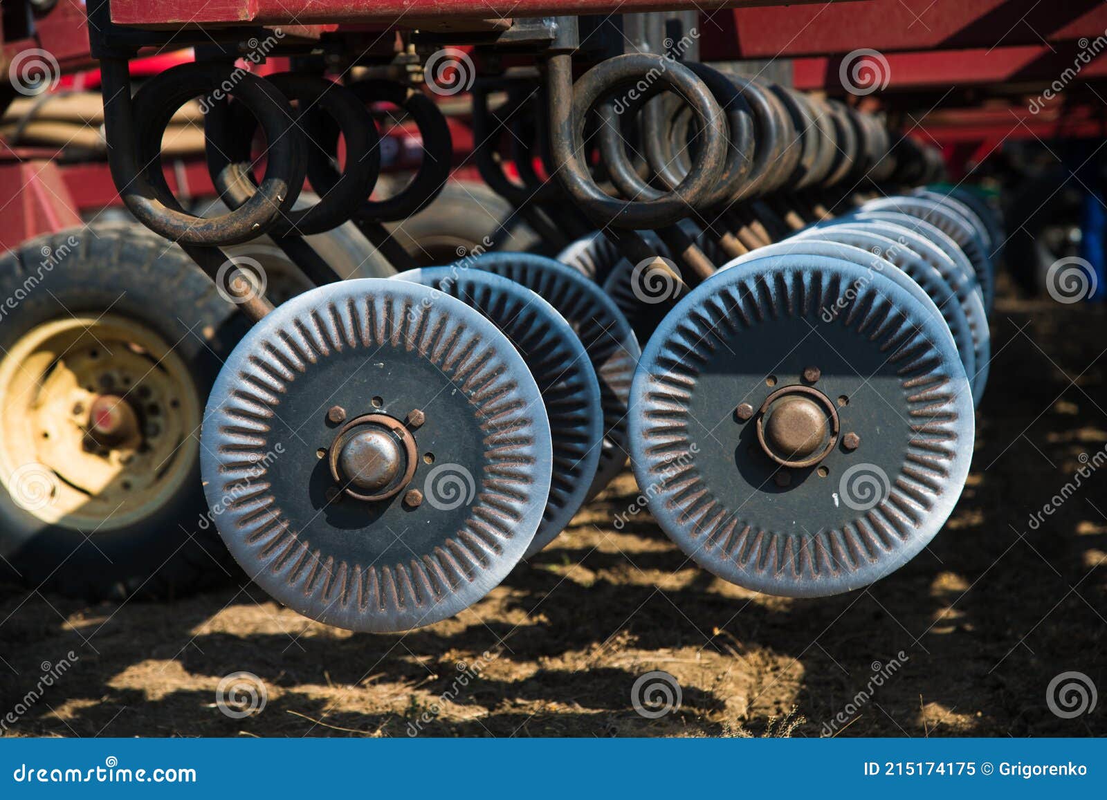 Agricultural Tillage in Spring Stock Image - Image of agricultural ...