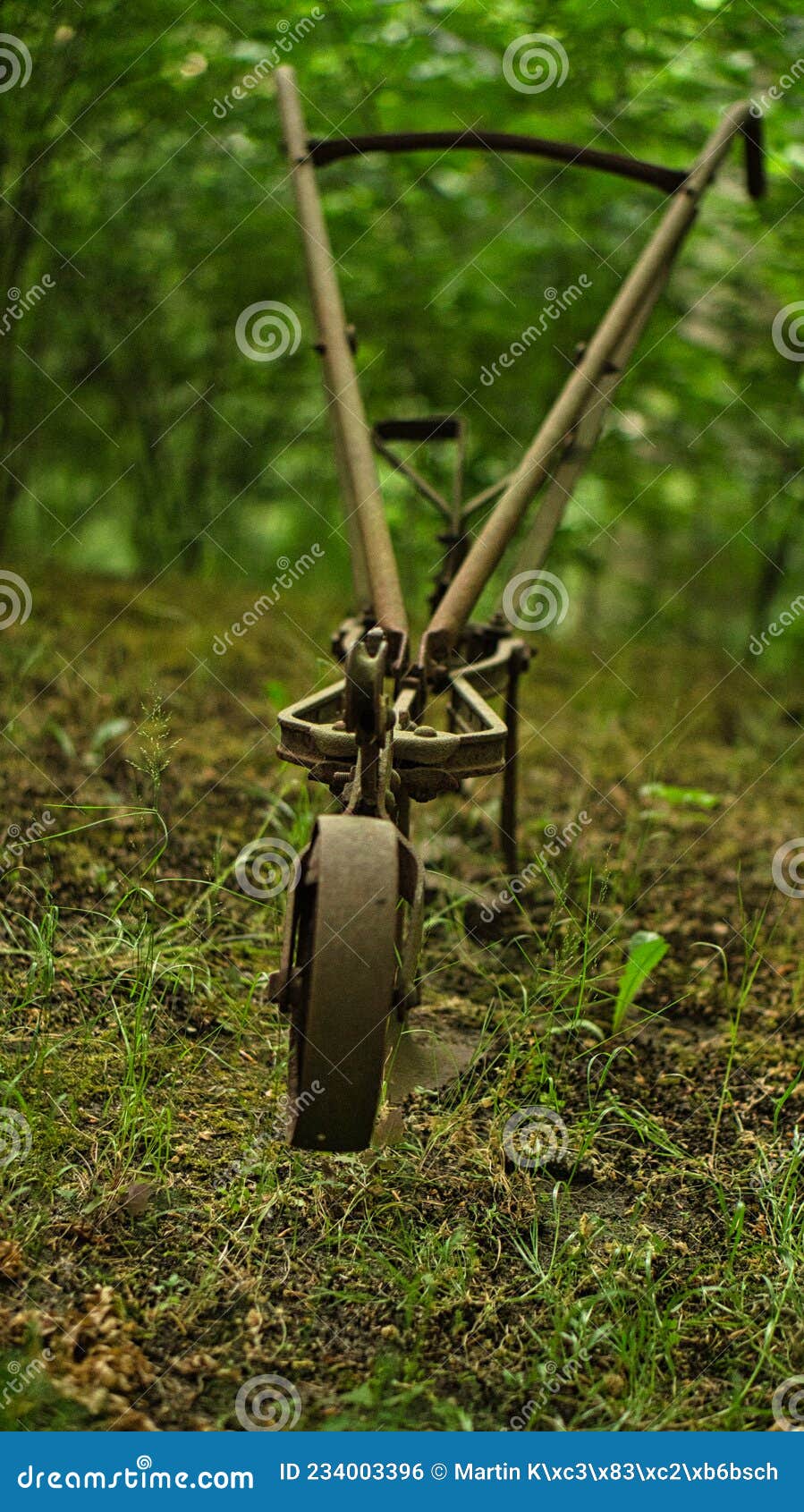Agricultural Tool for Digging from the Middle Ages Stock Photo - Image ...