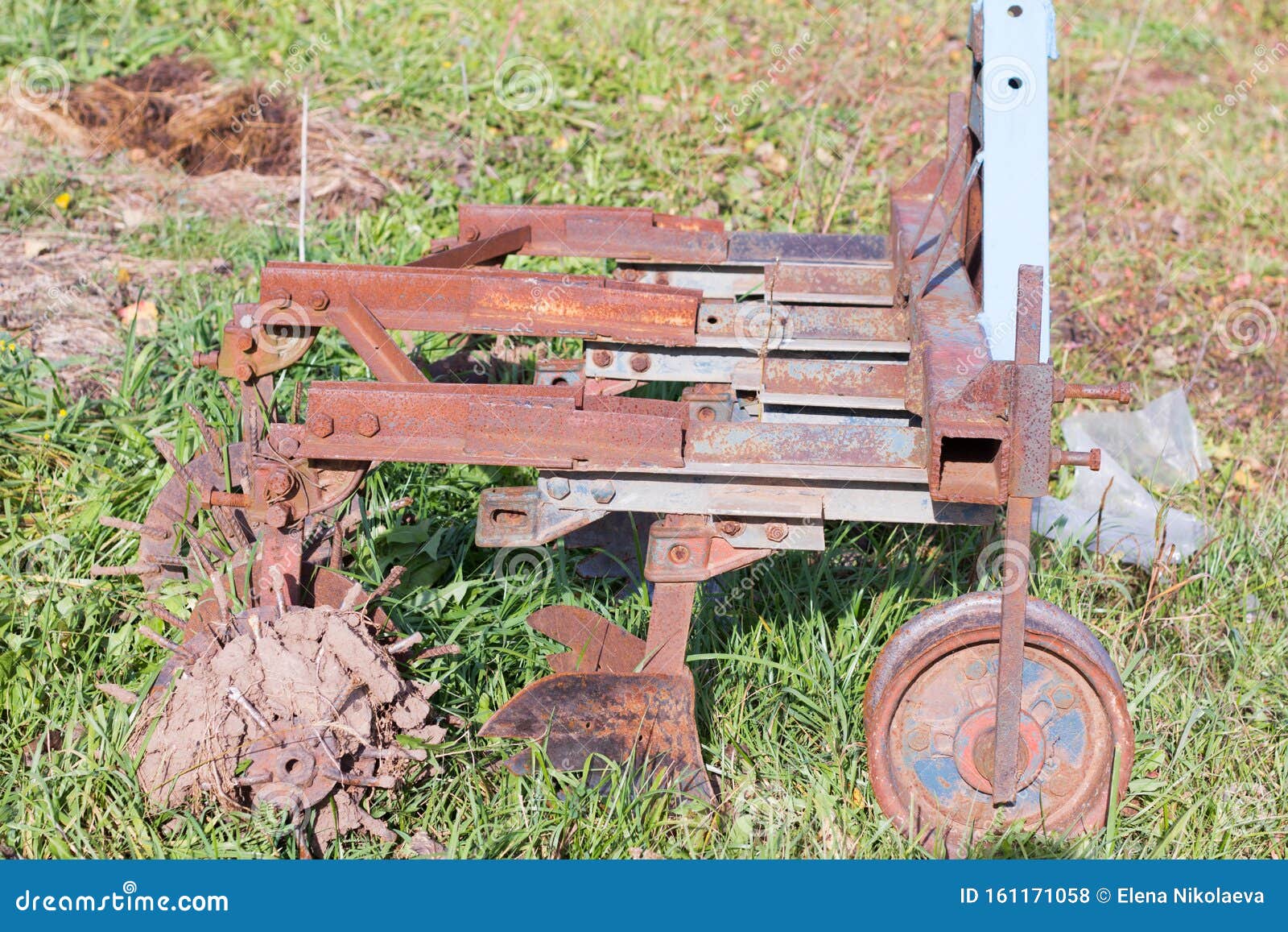 A Tool For Tractor Used In Farming Or To Plough Fields Attached With ...