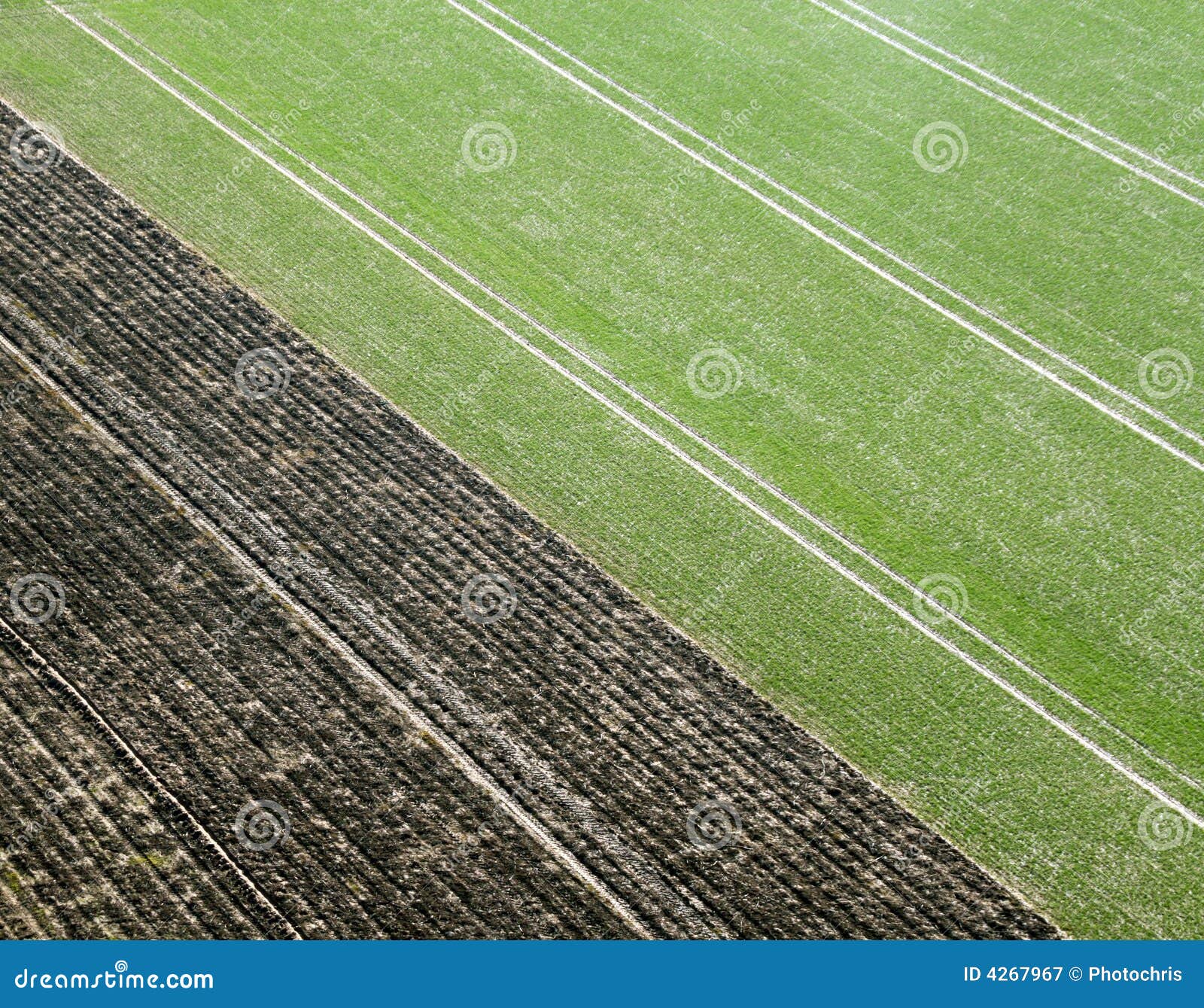Agriculture Acre from Above Stock Image - Image of field, cultivated ...