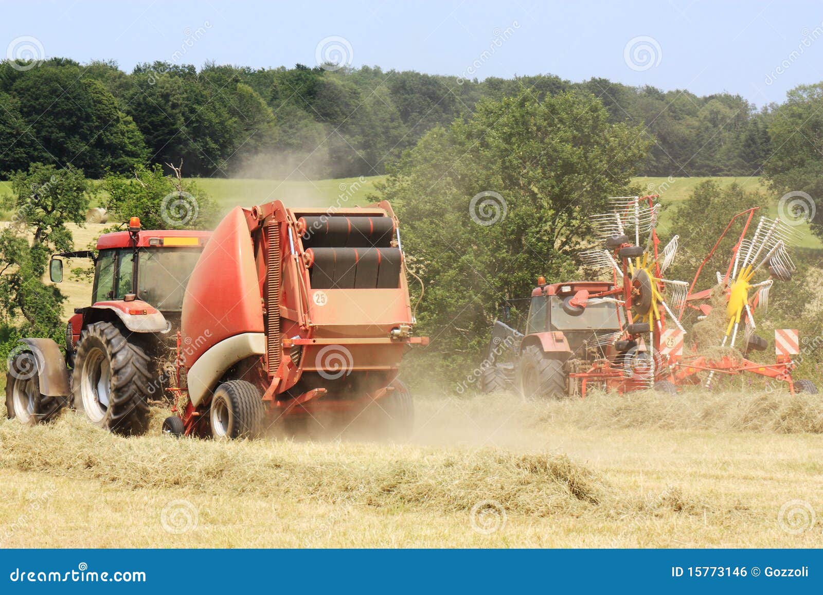 Agriculture - Baling Hay stock photo. Image of baling - 15773146