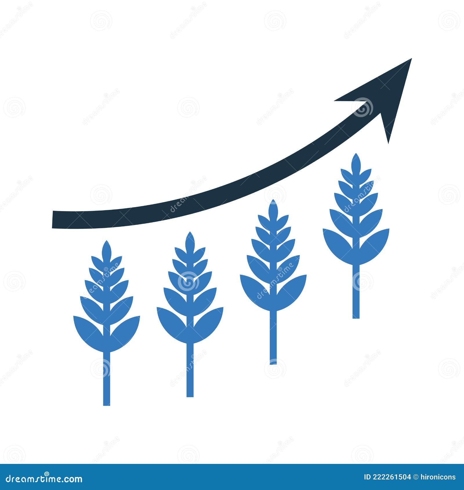 Agriculture, Chart, Crop Analytics, Statistics Icon Stock Vector ...