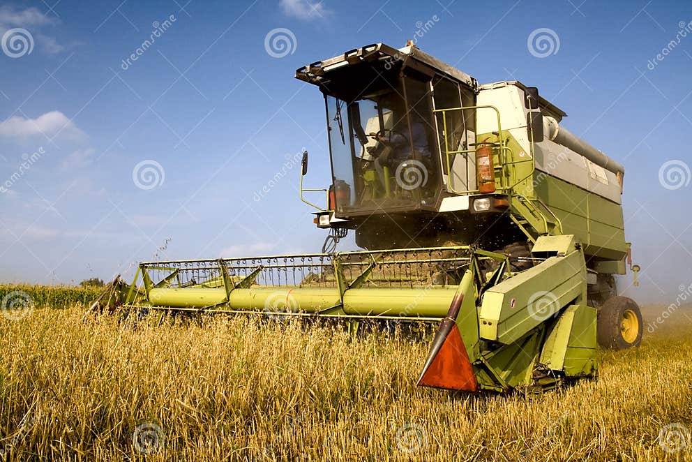 Agriculture - Combine stock image. Image of producer, plant - 8022811