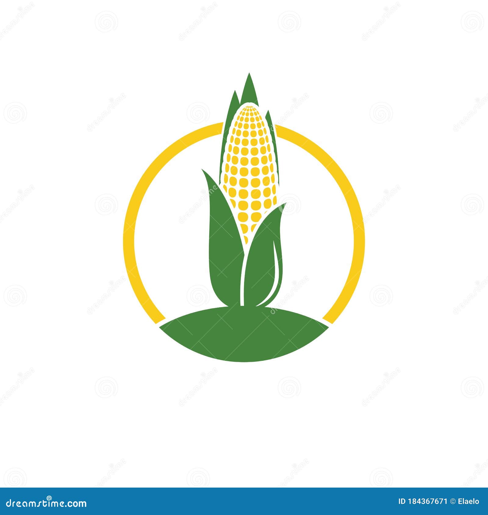 Agriculture Corn Vector Icon Design Stock Illustration - Illustration ...
