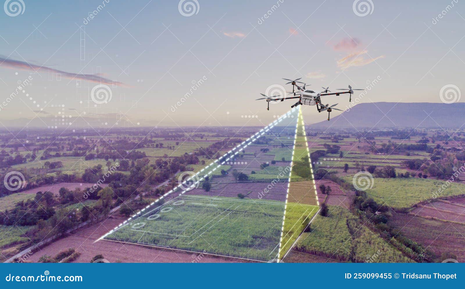 Agriculture Drone Working with Mapping Stock Image - Image of digital ... Agriculture Drone Working with Mapping Stock Image - Image of digital ...