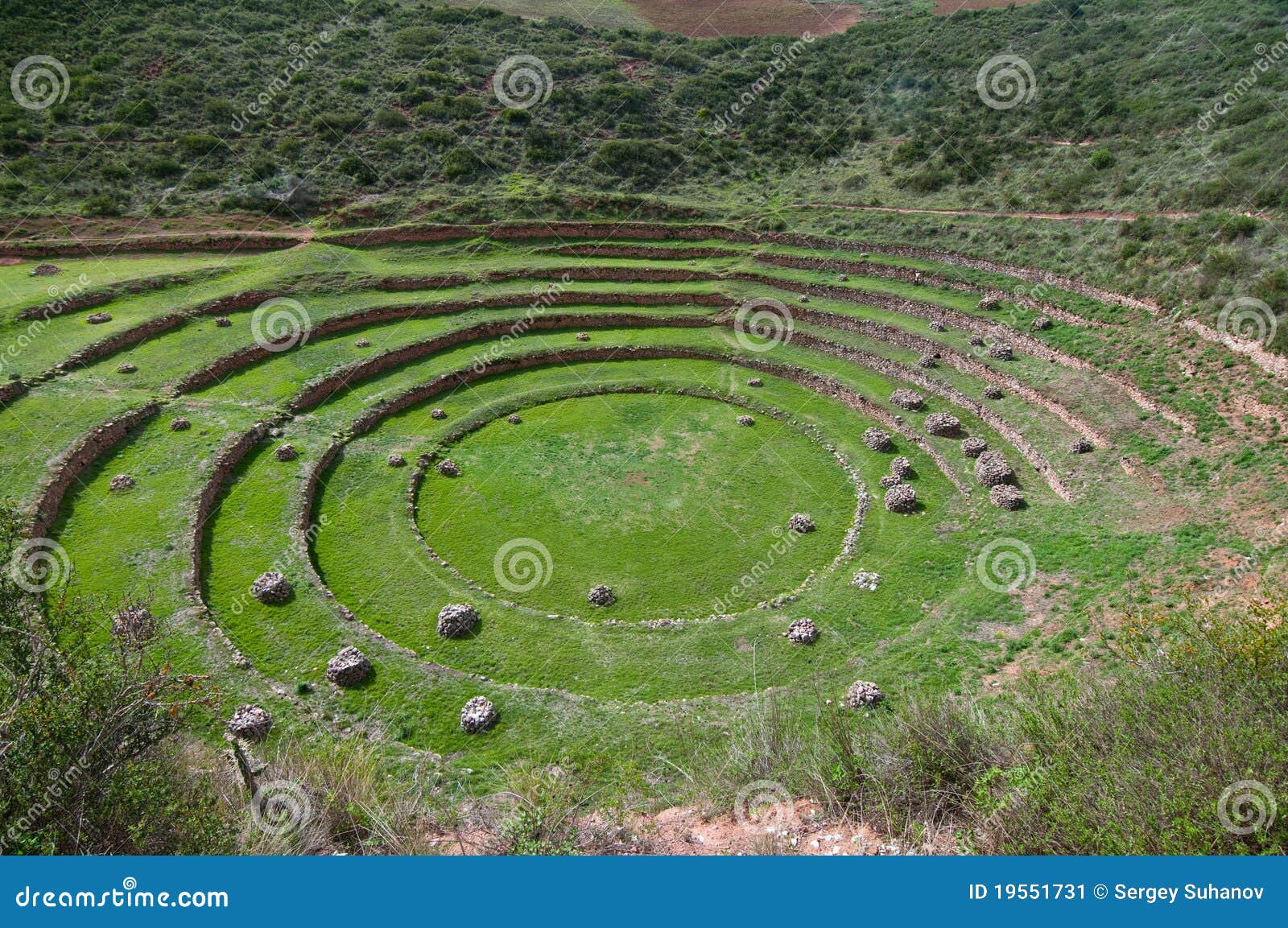 Agriculture Experiment of the Incas Stock Image - Image of cuzco, south ...