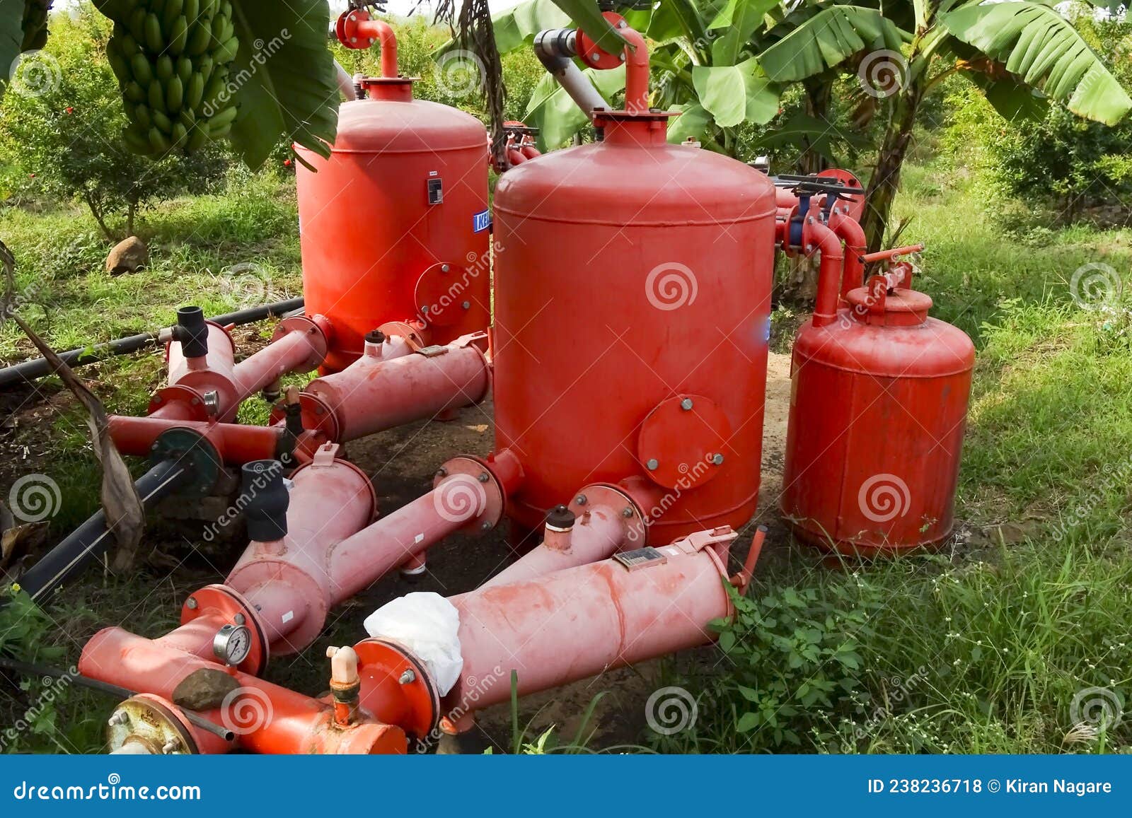 Agriculture Farming Water Filter System Stock Photo - Image of process ...