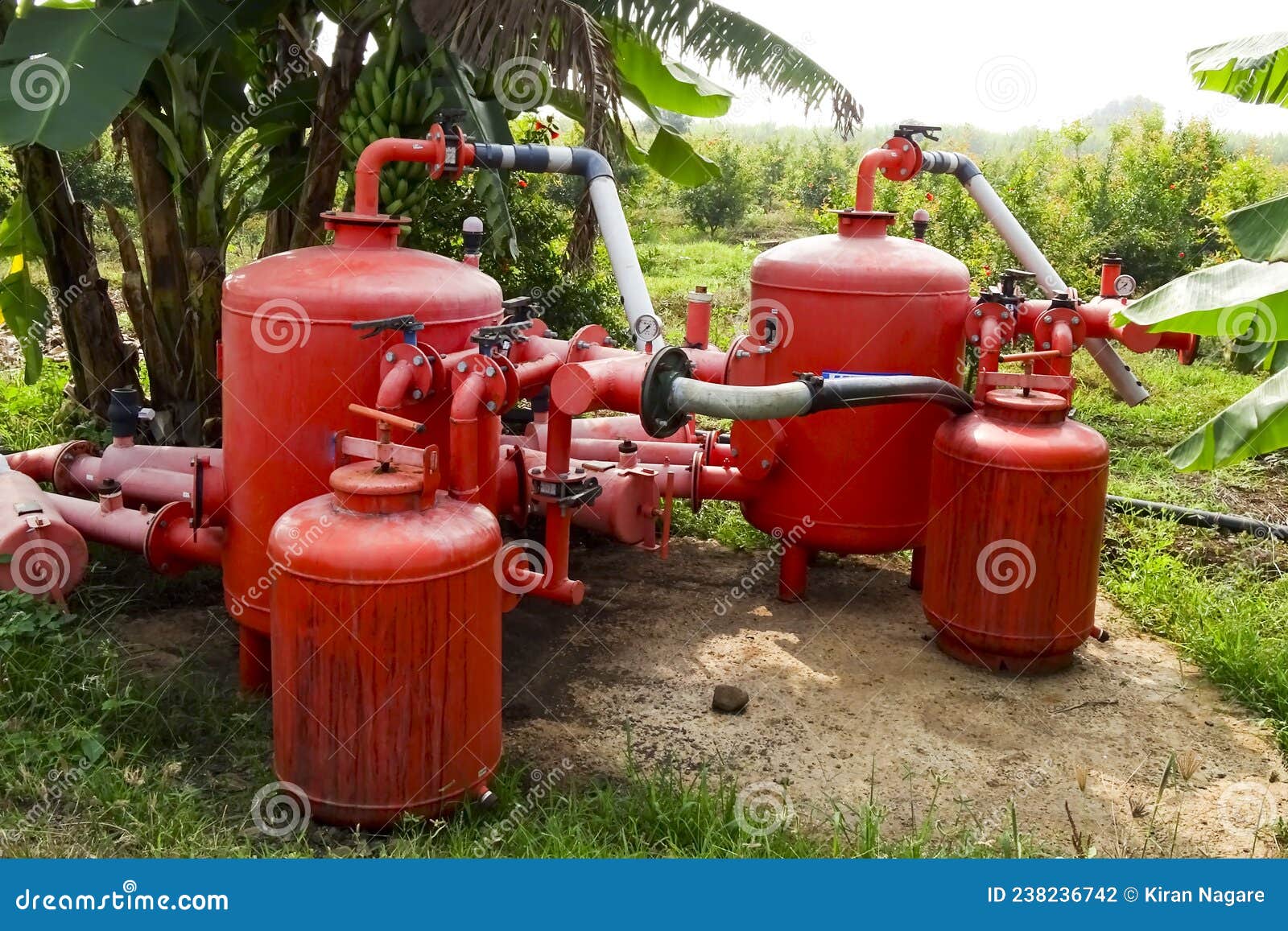 Agriculture Farming Water Filter System Stock Photo - Image of india ...