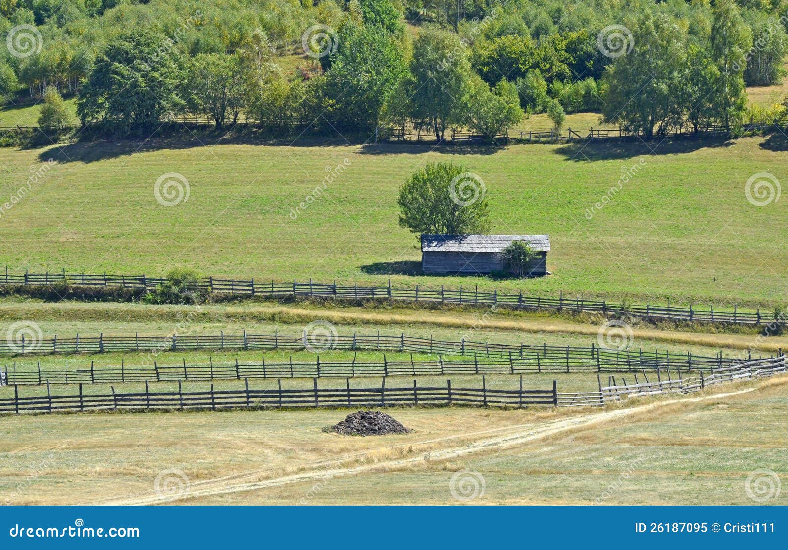 Agriculture field hill stock image. Image of clouded - 26187095
