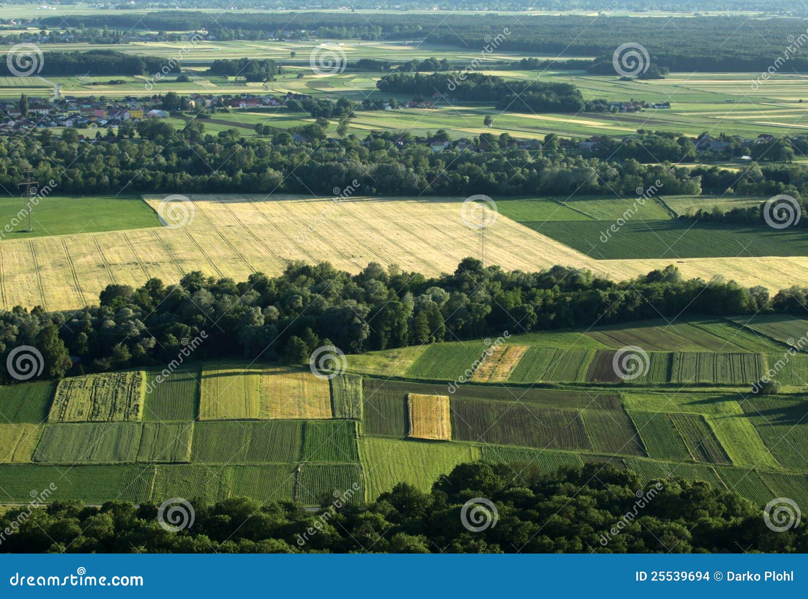 Agriculture Fields from Air Stock Photo - Image of fields, agricultural ...