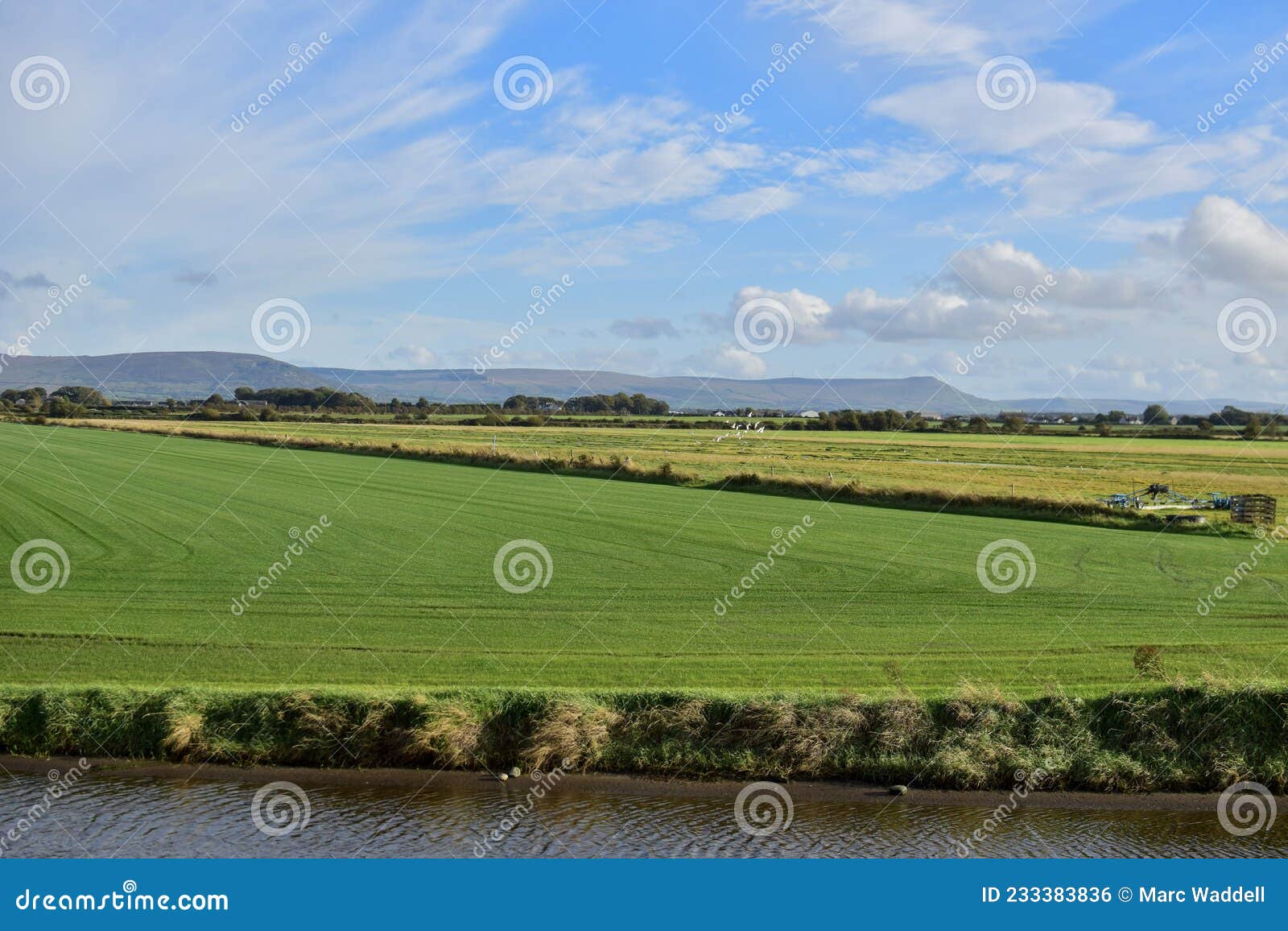 Agriculture Fields Wide Open Spaces Blue Skies Stock Photo - Image of ...